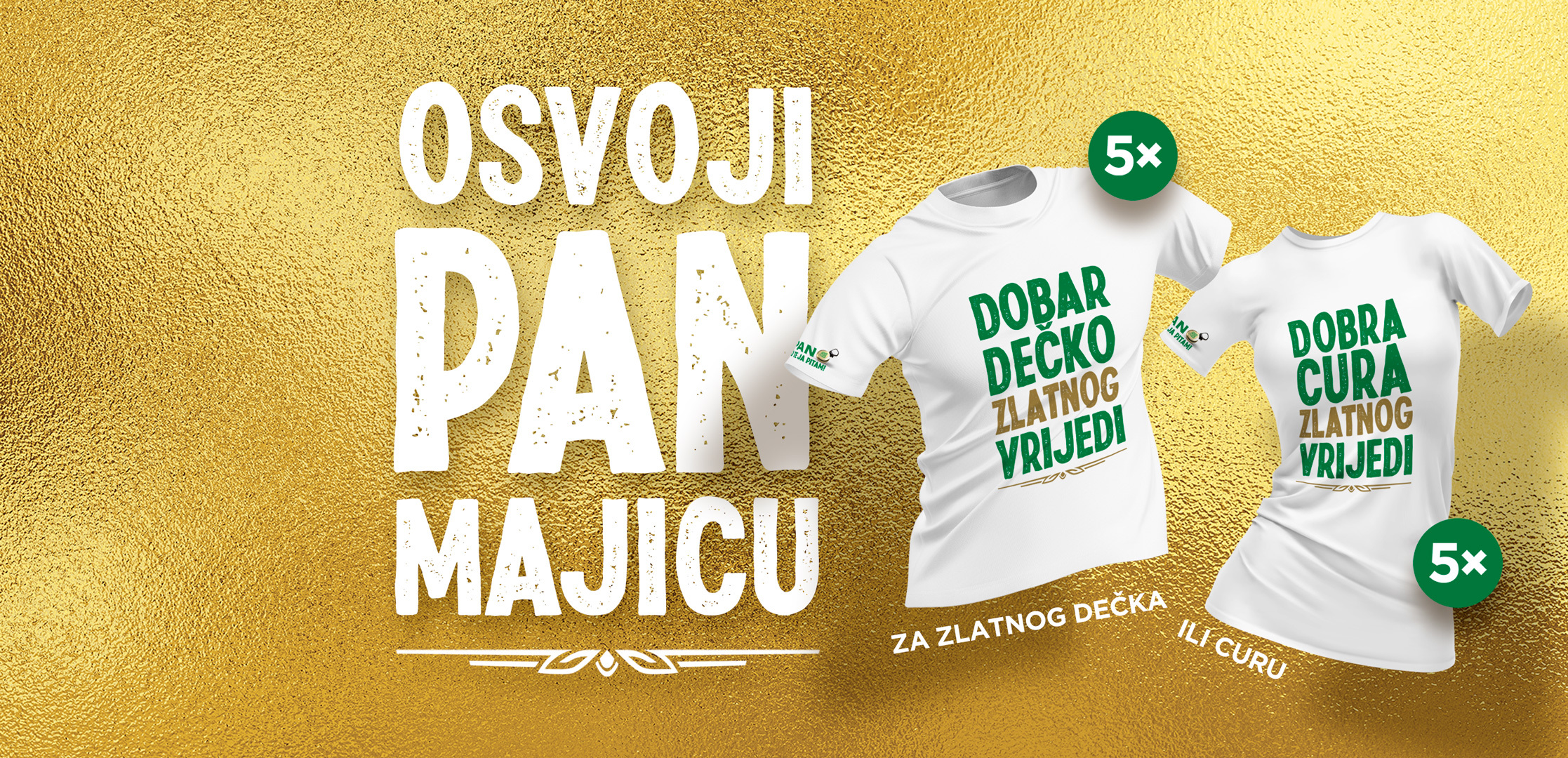 Dobitnici nagradnog natječaja "Osvoji Pan majicu" – Pan pivo